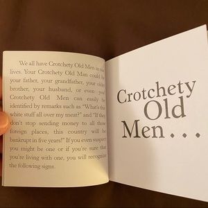 Accents | Crotchety Old Man Book | Poshmark